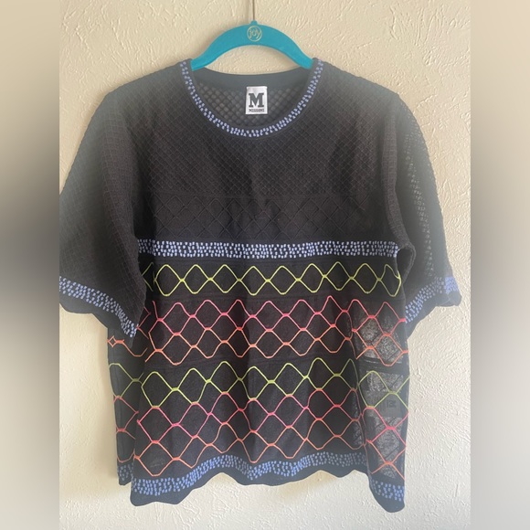 Missoni | Tops | Missoni Sheer Embroidered Top | Poshmark
